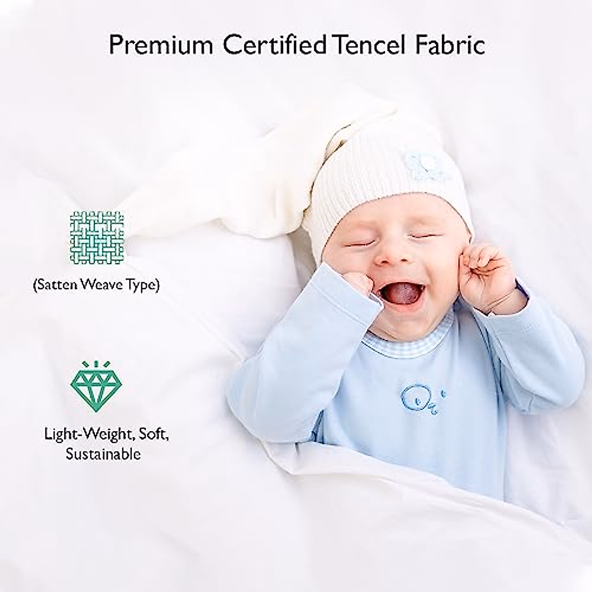 LINENWALAS 100% Organic Tencel Lyocell Silk Pillow Cases Standard Size, 2 Pack Soft, Breathable, Eucalyptus Cooling Pillowcases Set Queen Size with Envelop Closure (Burnt Orange, 20x30 Inches)