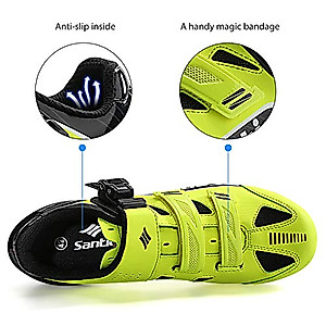 Santic Lock-Free Cycling Shoes MTB Shoes Road Bike Shoes Cycling Sneakers Unlocked Cycling Shoes