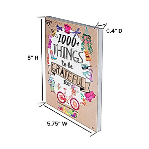 Fashion Angels Gratefulness Sticker Book - 1000+ Things to be Grateful for Stickerbook - 40-Page Sticker Book, Fun Stickers for Scrapbooks, Planners, Gift and More! - Ages 6 and Up