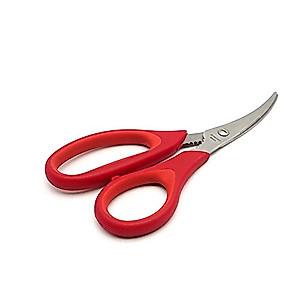A-parts 1Pc Multifunction Seafood Scissors, Shrimp Cracker, Shrimp Deveiner, Lobster Scissors Tool