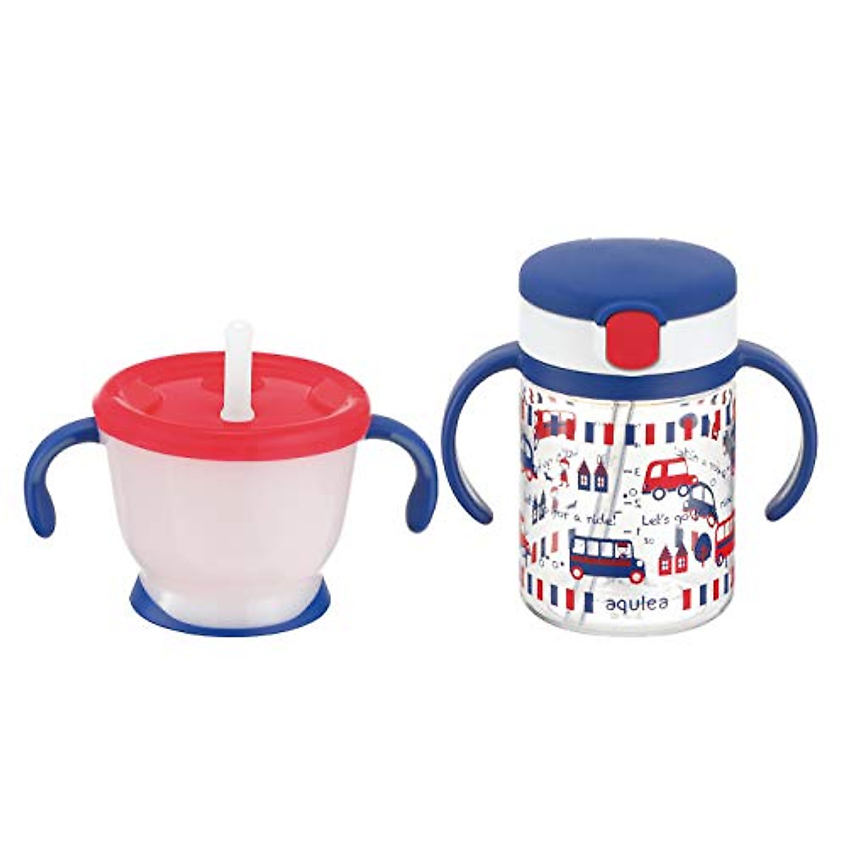 Richell Straw mag Set Navy 6 Months~