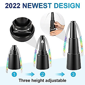 Grarg Food Fans for Table, 3 Height Adjustable Picnic Table Fan to Keep Food Clean, Portable Electric fan for Home, Picnic, Restaurant, Party- 2 Pack