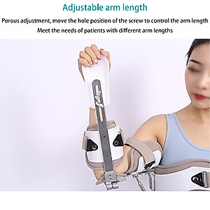 WILLQ Shoulder Abduction Immobilizer for Dislocation Fracture Sprains Elbow Arm Injury Recovery ​for Rotator Cuff Surgery Broken Arm for Collar Bone Rotator Cuff Shoulder Injury