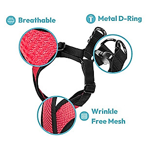 Gooby Comfort X Step in Harness - Black, X-Large - No Pull Small Dog Harness Patented Choke-Free X Frame - Perfect on The Go Dog Harness for Medium Dogs No Pull or Small Dogs