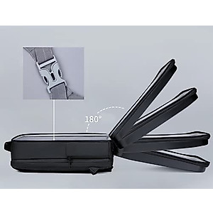 SOLOAD Hard Shell Laptop Backpack 17 Inch Business Gaming Backpack Waterproof with USB Charging Port (Hard Shell Black)