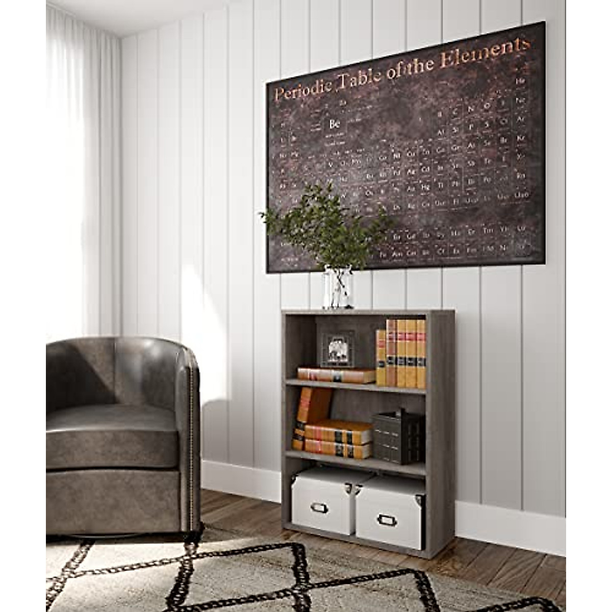 Signature Design by Ashley Arlenbry Bookcase, 2 Shelves, Light Brown