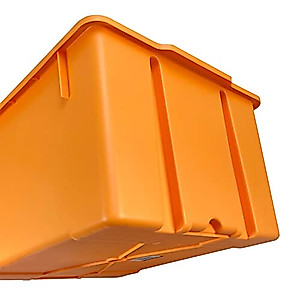 EAI Education Heavy-Duty Bins for Classroom, Office and Home, No Sharp Edges, Stackable, 14 3/8" L 11 1/2" W 7 1/2" H, Assorted Colors, Set of 6