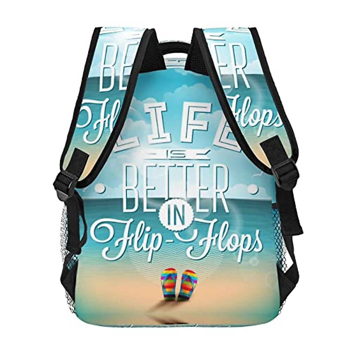 Hawaii Tropical Palm Tree Backpack Hawaiian Laptop Backpack Casual School Bag Hiking Travel Bookbag for Men Women Girls Boys