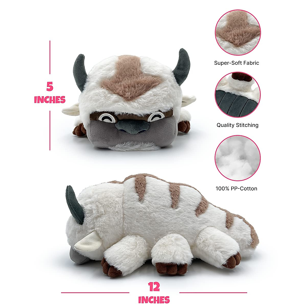 Youtooz 1 Ft Appa Plushie from Avatar The Last Airbender - Soft 100% Cotton Stuffed Collectible