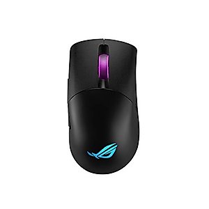 ASUS ROG Keris Wireless Lightweight Gaming Mouse (ROG 16,000 DPI sensor, push-fit switch sockets, swappable side buttons, ROG Omni Mouse feet, ROG Paracord and Aura Sync RGB lighting)
