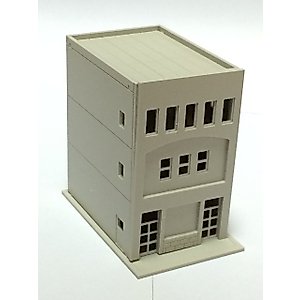 Outland Models Railway Modern 3-Story Building / Shop B Unpainted N Scale 1:160
