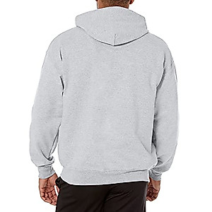 Hanes Men's Full Zip Ultimate Heavyweight Hoodie, Light Steel, Medium