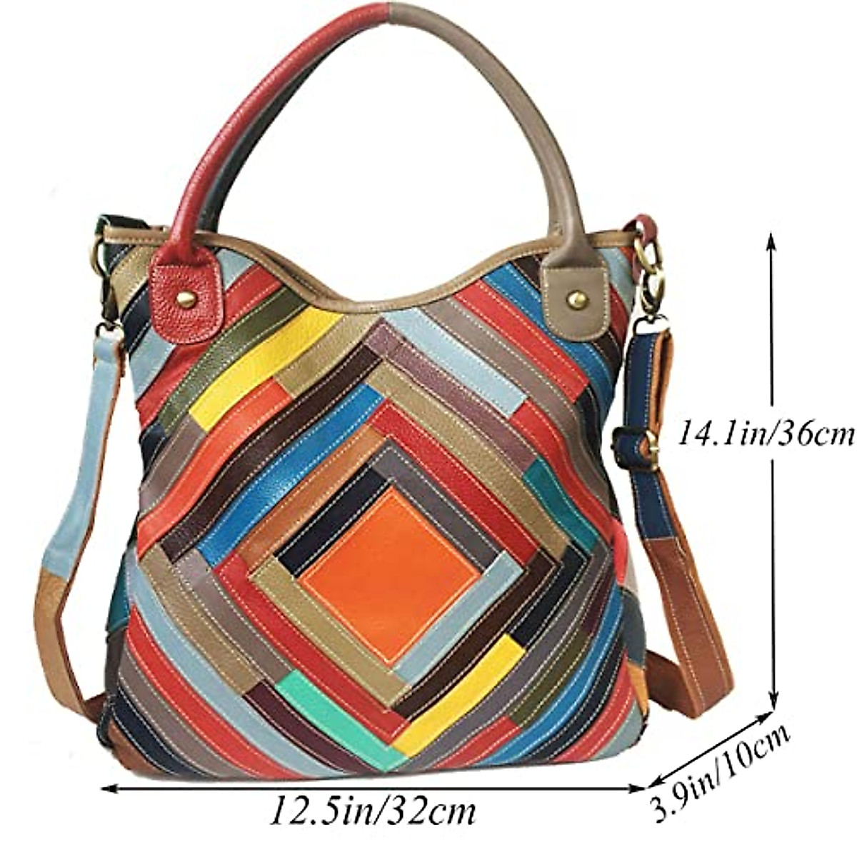 Poopy Women Purses and Handbags Shoulder Bags Ladies Designer Top Handle Satchel Tote Bag (multicolored)