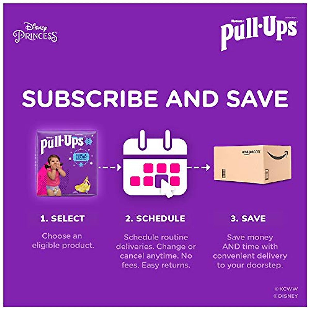 Pull-Ups Cool & Learn Girls' Training Pants, 2T-3T, 23 Ct