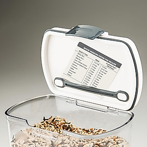 Progressive International Prepworks ProKeeper 2- Piece Kitchen Clear Food Baker's Kitchen Storage Organization Canister Set (Grain 2.5-Quart)