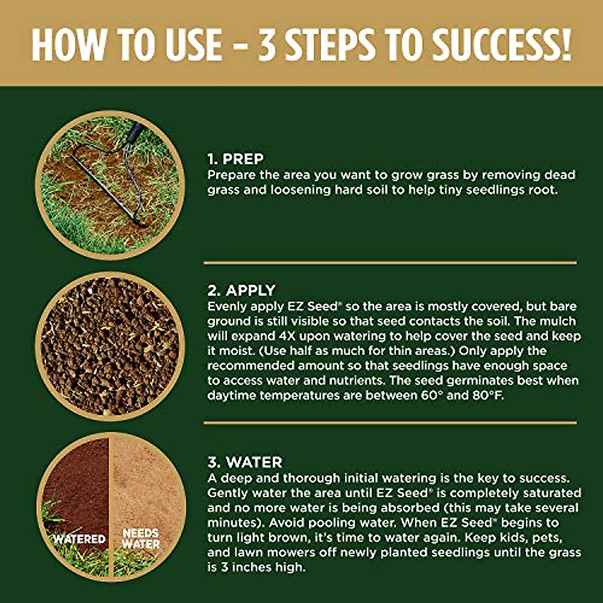 Scotts EZ Seed Dog Spot Repair Tall Fescue Lawns - 2 lb., Combination Mulch, Seed and Soil Amendment Includes Protectant and Tackifier, Neutralizes and Repairs up to 100 Dog Spots