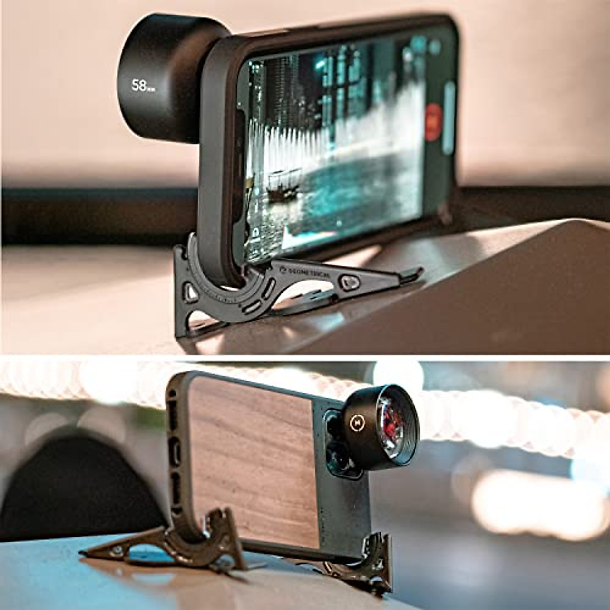 Pocket Tripod Wallet-Size iPhone Tripod - Universal Kit (Matte Black)