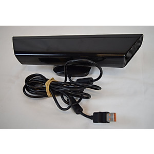 XBOX 360 Microsoft Kinect Sensor Bar Only Black 1414 Wired Motion Sensor Camera (Renewed)