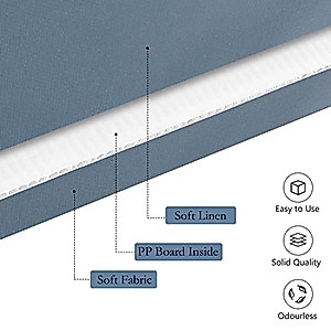 PYRMONT Drawer Organizers for Clothing, Wardrobe Clothes Organizer for jeans with Large Grid,Clothes Organizer for Folded Clothes,Clothes Drawer Organizer for Jeans Pants (2PACK, 7Grid)