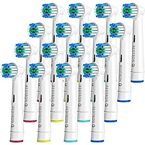 Replacement Brush Heads for Oral B (16 Count), Electric Toothbrush Replacement Heads for Precision Clean, Rechargeable Toothbrush Heads Compatible with Oral B Pro1000 Pro3000 Pro5000 Pro7000 and More…