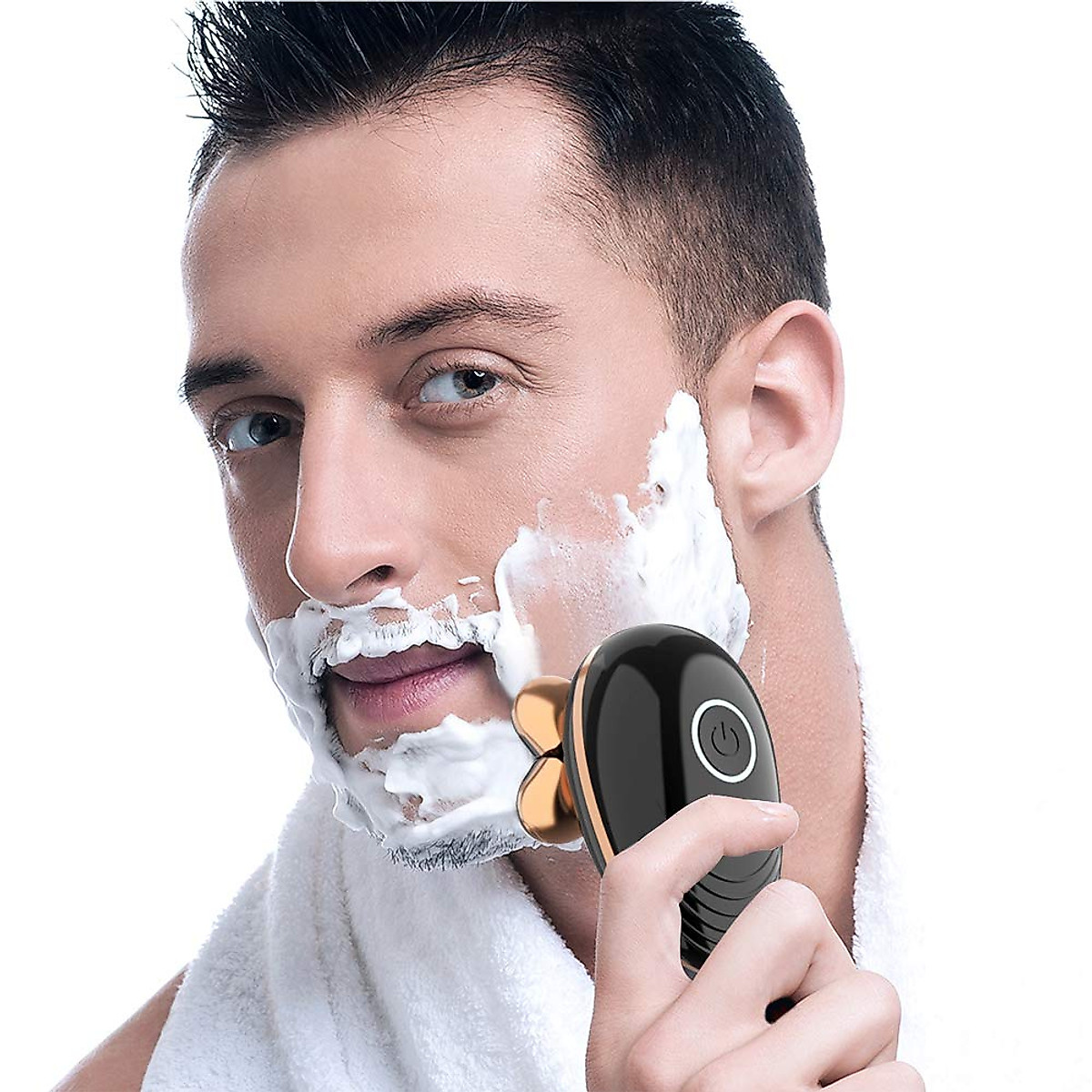 Surker Head Shavers for Bald Men 4d Electric Razor 5 in 1 Nose Beard Trimmer Hair Clipper Shaving Kit Rotary Shaver Cordless USB Rechargeable Facial Grooming Kit Waterproof