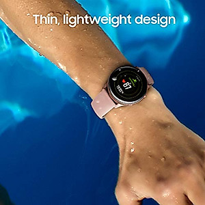 SAMSUNG Galaxy Watch Active (40MM, GPS, Bluetooth) Smart Watch with Fitness Tracking, and Sleep Analysis - Rose Gold (US Version)