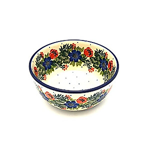Polish Pottery Bowl - Ice Cream/Dessert - Garden Party