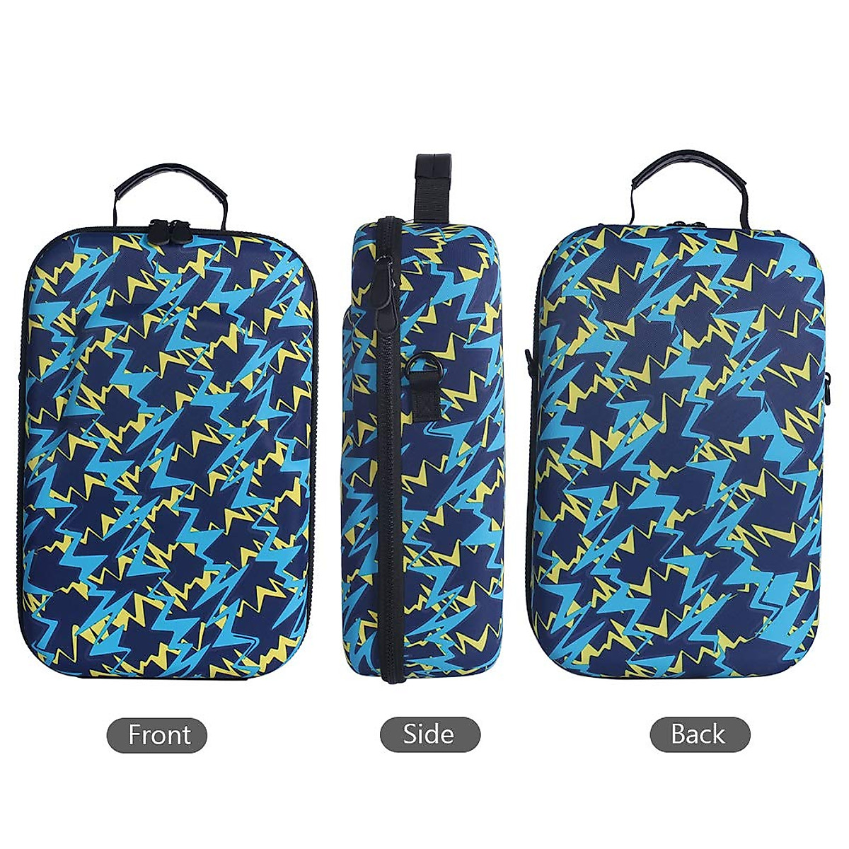 LOVEDAY Hard Travel Case for Oculus Quest 2 VR Gaming Headset Controllers Accessories Waterproof Carring case (Blue)