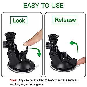 ALERTCAM 2Pack Suction Cup Mount for All-New Blink Outdoor/Indoor Camera, Blink XT / XT2, Blink Mini, Attach Your Blink Home Security Camera with No Tools