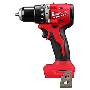 Milwaukee 3610-22CT M18 18V Li-ion Brushless Cordless Compact Hammer Drill/Impact Combo Kit (2-Tool) (New Gen), Red