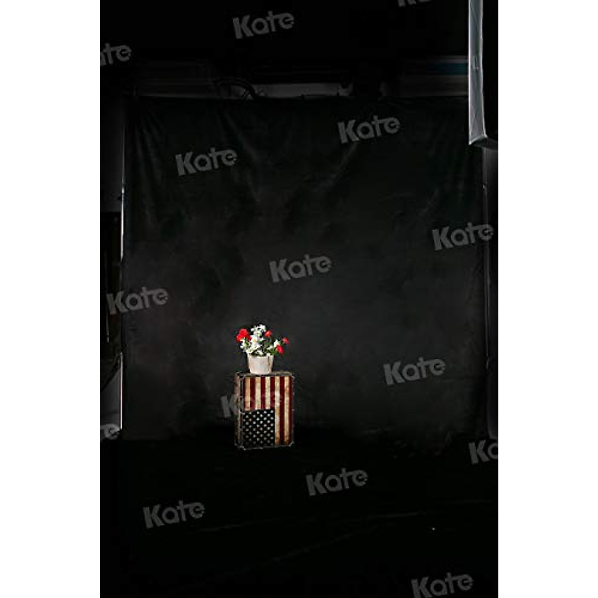 Kate 10ft×12ft Solid Black Backdrop Portrait Background for Photography Studio