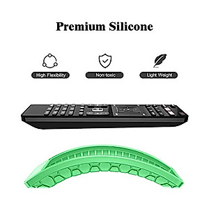 Fintie Remote Case for Vizio XRT122 Smart TV Remote, CaseBot (Honey Comb) Lightweight Anti-Slip Shockproof Silicone Cover for Vizio XRT122 LCD LED TV Remote Controller, Green- Glow in The Dark