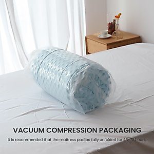 Simple&Opulence 2 Inch Egg Crate Memory Foam Mattress Topper, Convoluted Foam for Promote Airflow and Relieve Pressure Points - King Size