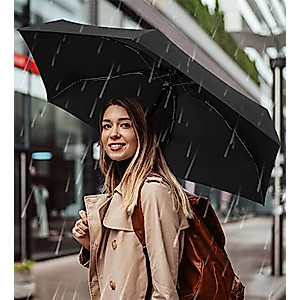 LEAGERA Mini Umbrella For Purse - Canopy Diameter 35inch, Small Travel Umbrella Compact Mini Waterproof Umbrellas for Rain, Suitable for Women Purse and Pocket, Manual Opening
