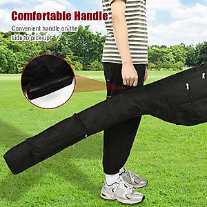 Number-one Golf Club Bag, Portable Foldable Golf Club Travel Bag for 8-10 Golf Clubs, Waterproof Mini Carry Golf Bags for Women, Men