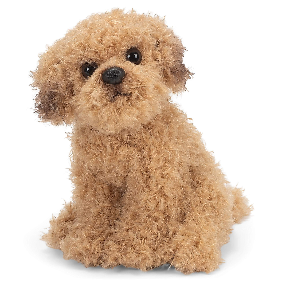 DEMDACO Labradoodle Dog Golden Brown 10 inch Children's Soft Plush Stuffed Animal Toy