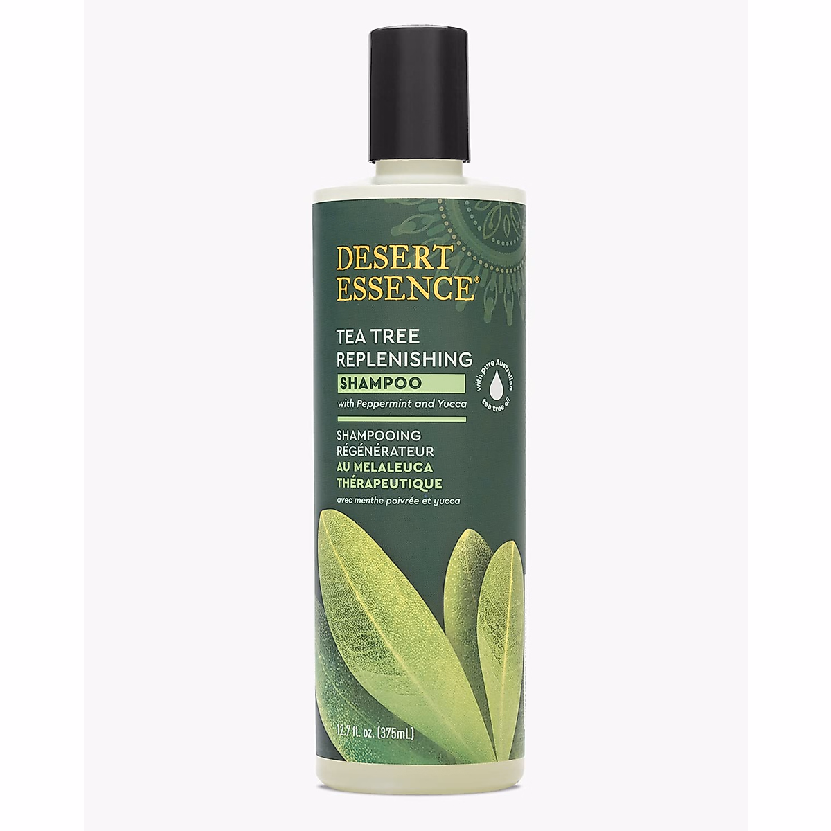 Desert Essence Tea Tree Daily Replenishing Shampoo, 12 Ounce - 6 per case.