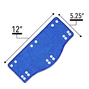 6 pc. Snap-On Hard Hat Sweatband, Cotton Made Hard Hat Liner, Reusable Hardhat sweatbands (Blue) 6 Pieces