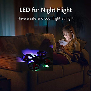 ATTOP Mini Drone for Kids and Beginners-Easy Remote Control Drone, One Key Take Off, Auto-Pairing, Altitude Hold, Throw to Fly Kids Drone, Speed Adjustable Setting w/3 Batteries Kids Christmas Gift