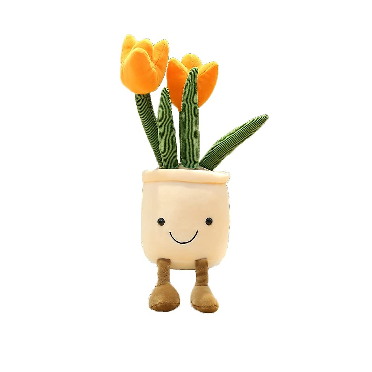 CHELEI2019 13.8" Plant Stuffed Animal,Tulip Plush Toy Flower Pot Stuffed Plush Pillow Doll