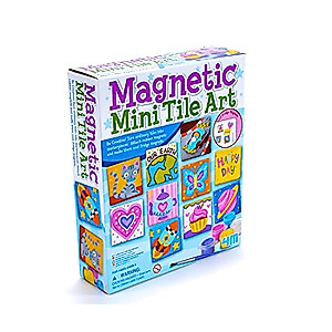 4M Magnetic Mini Tile Art, Art & Crafts DIY Kit, For Boys & Girls Ages 8+
