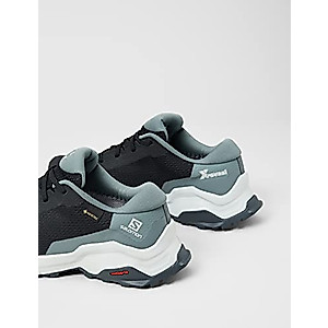 Salomon X Reveal Gore-TEX Hiking Shoes for Women, Black/Stormy Weather/Ebony, 10.5