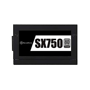 SilverStone SX750 Platinum, 750W SFX Fully Modular 80 PLUS Platinum Power Supply, SST-SX750-PT