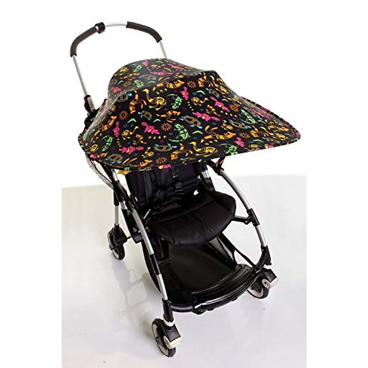 Dreambaby Animals Stroller Sun Shade, Large, Black