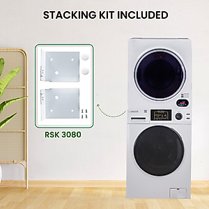 Equator Digital Pet 15 lbs Compact 110V Set Sani Washer+Vented 3.5cf Dryer