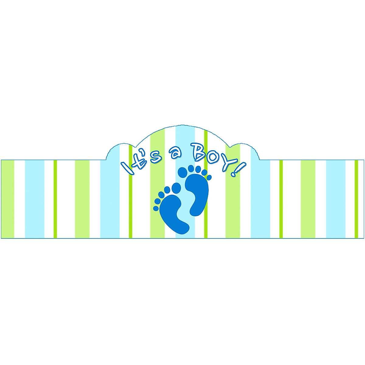 It's a BOY! (Baby Feet) 20 Pack of Self-Adhering Cigar Bands / Labels