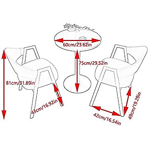 Kitchen Table Set, Conference Reception Room Coffee Table with Chair, Small Apartment Decoration Table and Chairs 1 Table and 2 Chairs Cotton and Linen Office Negotiation Room (Color : Dark Green) ( C