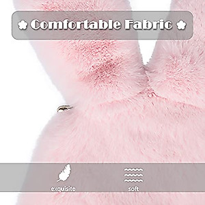 TANOSII Fuzzy Rabbit Bag Faux Fur Fluffy Handbag Furry Evening Bag Crossbody Bag for Women Pink