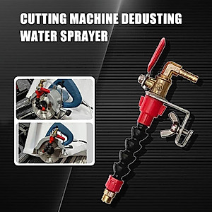 2023 New Cutting Machine Misting System Water Sprayer - Marble Brick Tile Cutting Machine Grinder, Dust Remover Water Sprayer for Cutting Machine (Sprayer Only)