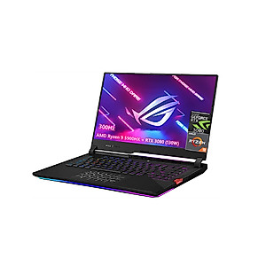 ASUS ROG Strix Scar 15 (2021) Gaming Laptop, 15.6" 300Hz IPS Type FHD Display, NVIDIA GeForce RTX 3080 (130W), 8-core AMD Ryzen 9 5900HX，Windows 10 Home, with HDMI Cable (16GB RAM | 1TB PCIe SSD)
